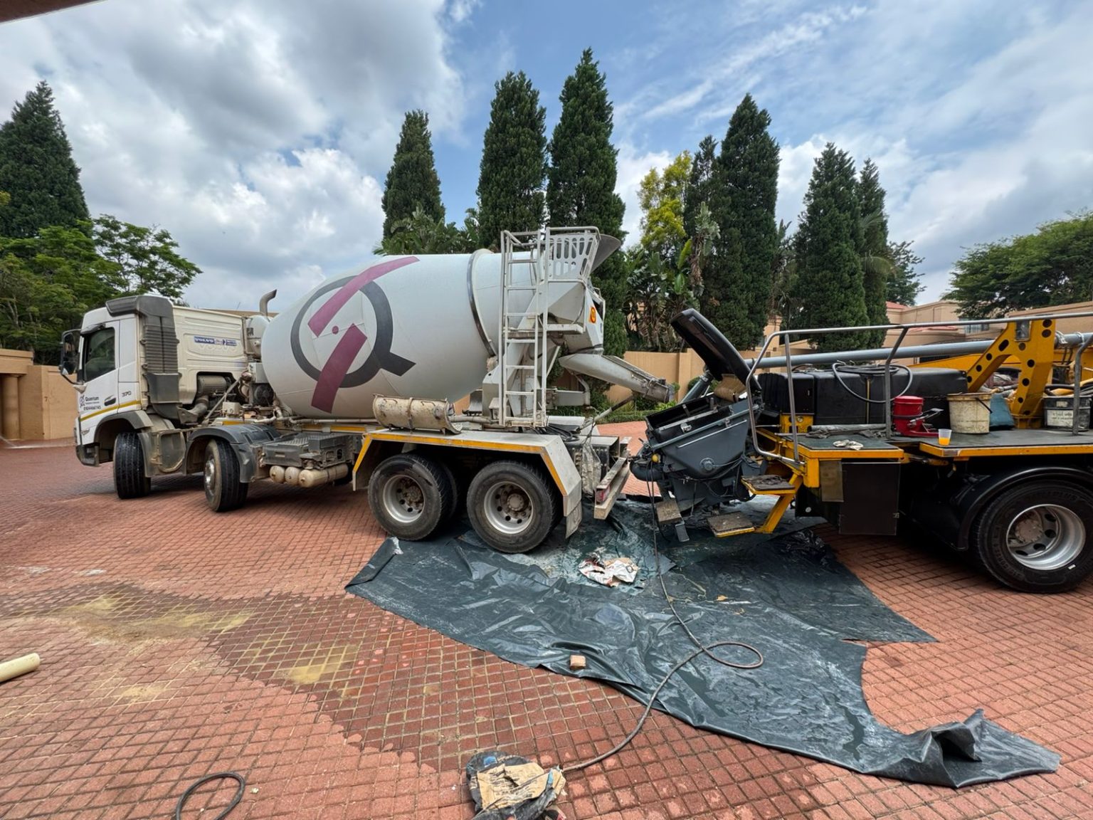 Flat Roof Slab Installation - Newlands Building Project
