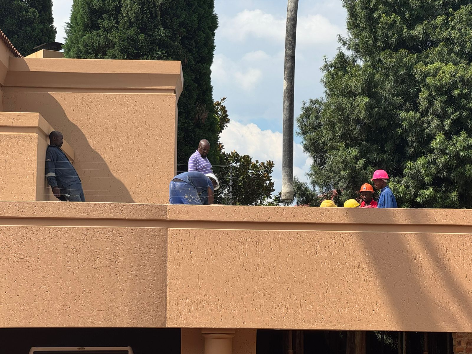 Flat Roof Slab Installation - Newlands Building Project