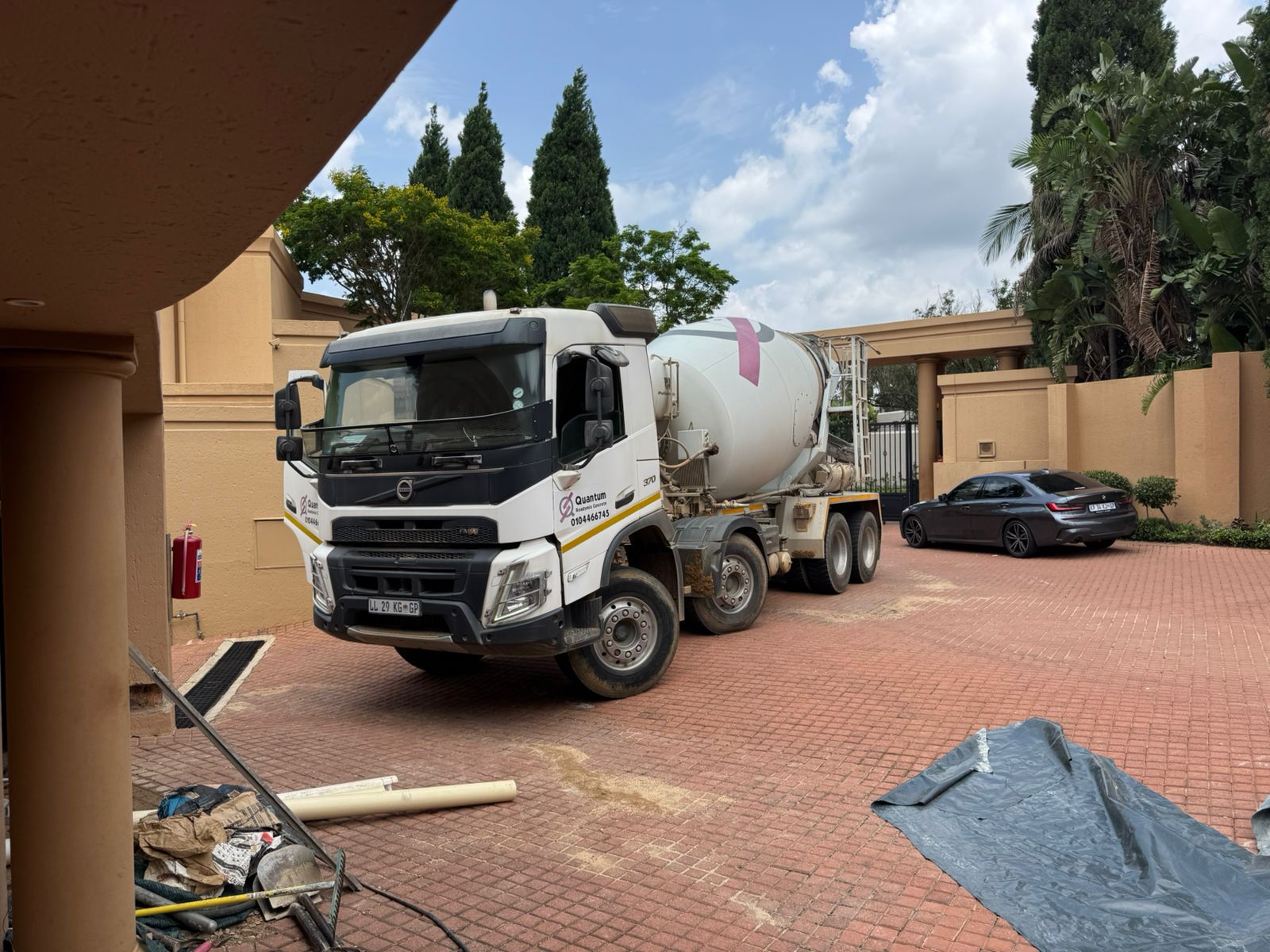 Flat Roof Slab Installation - Newlands Building Project